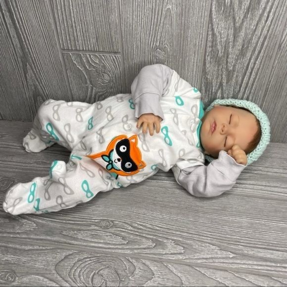 Toys | Reborn Style Baby Doll Bundle Preemie Size Adorable Brown Haired ...